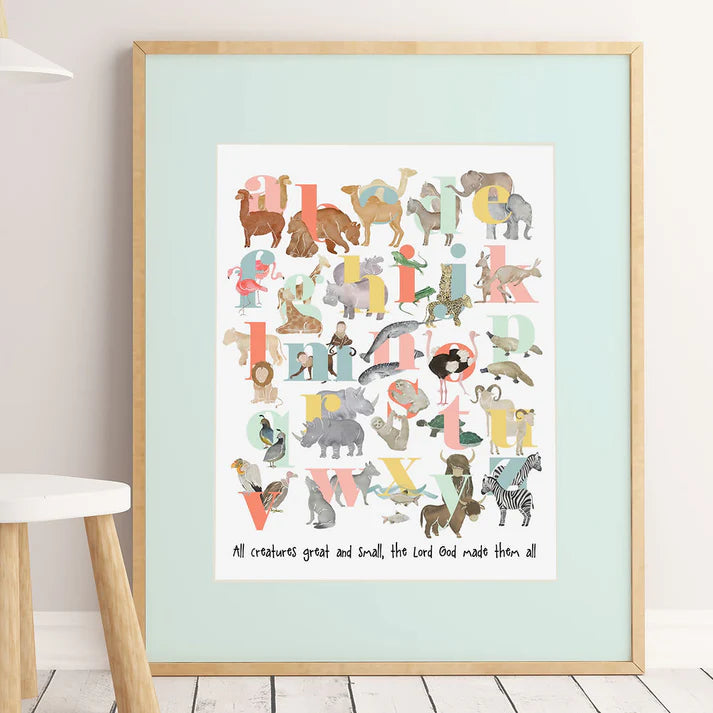 Noah's Ark Alphabet Poster – Gather & Pray