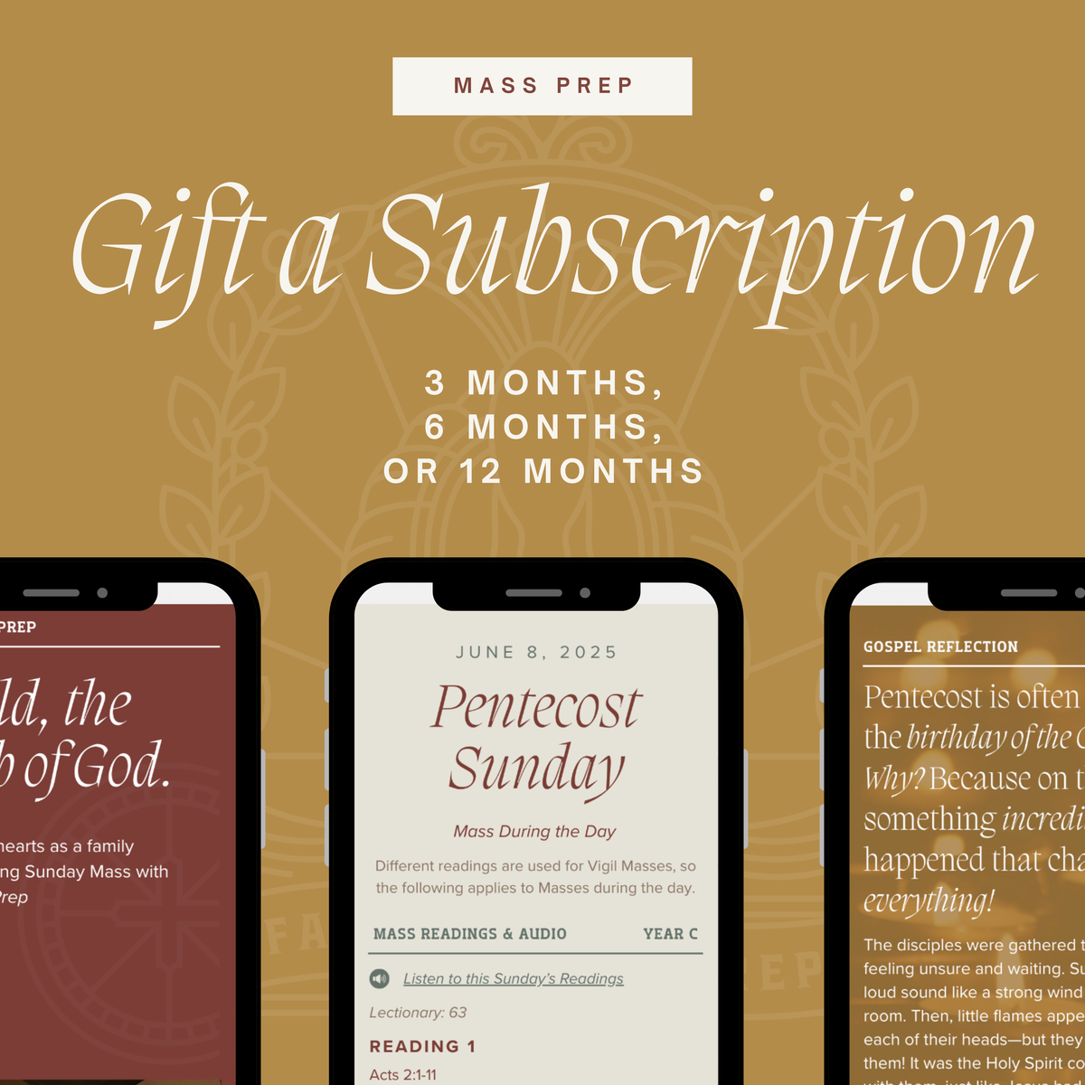 Give The Gift of Mass Prep – Gather & Pray
